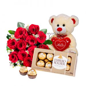 Ramo 24 Rosas Rojas - Florería San Isidro